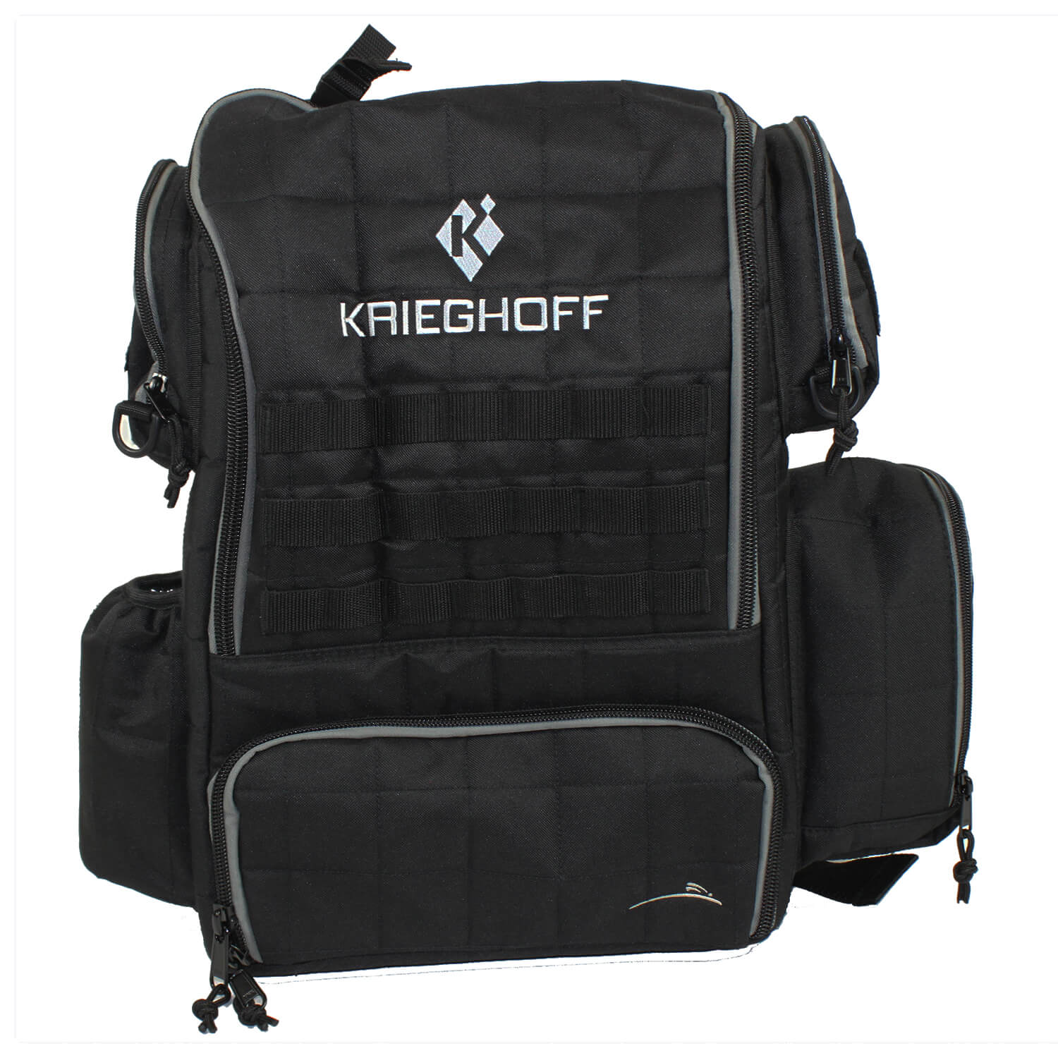 Deluxe Competition Range Backpack by Wild Hare, Black | Krieghoff